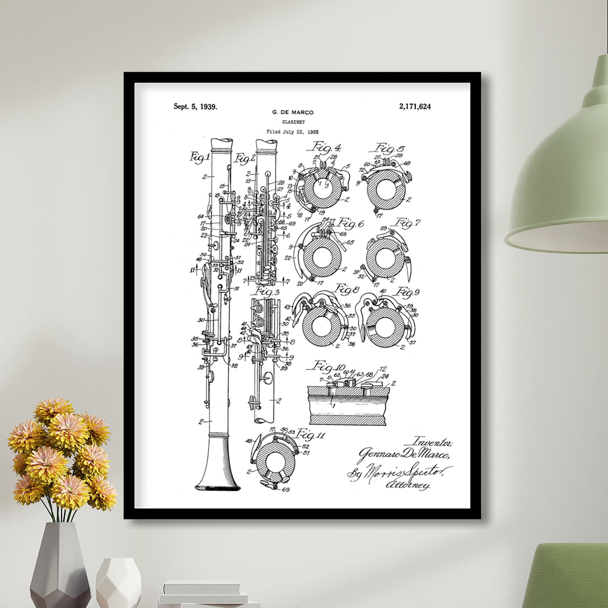 Framed Art | Clarinet 1939 | 50+ Frame Styles • Museum Quality • Made ...