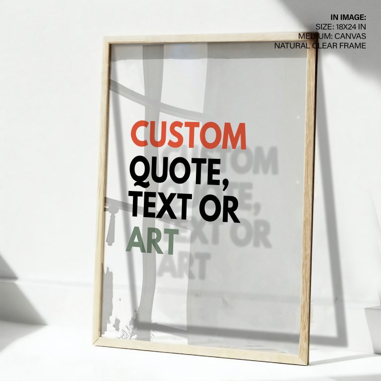 Your Custom Wall Art Frame - Quote, Design, Art - Framed, Ready to hang ...