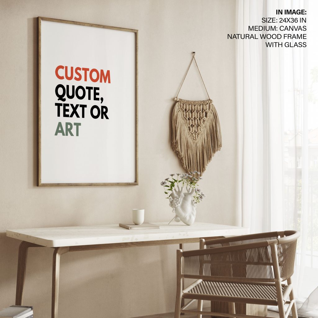 Your Custom Wall Art Frame - Quote, Design, Art - Framed, Ready to hang ...