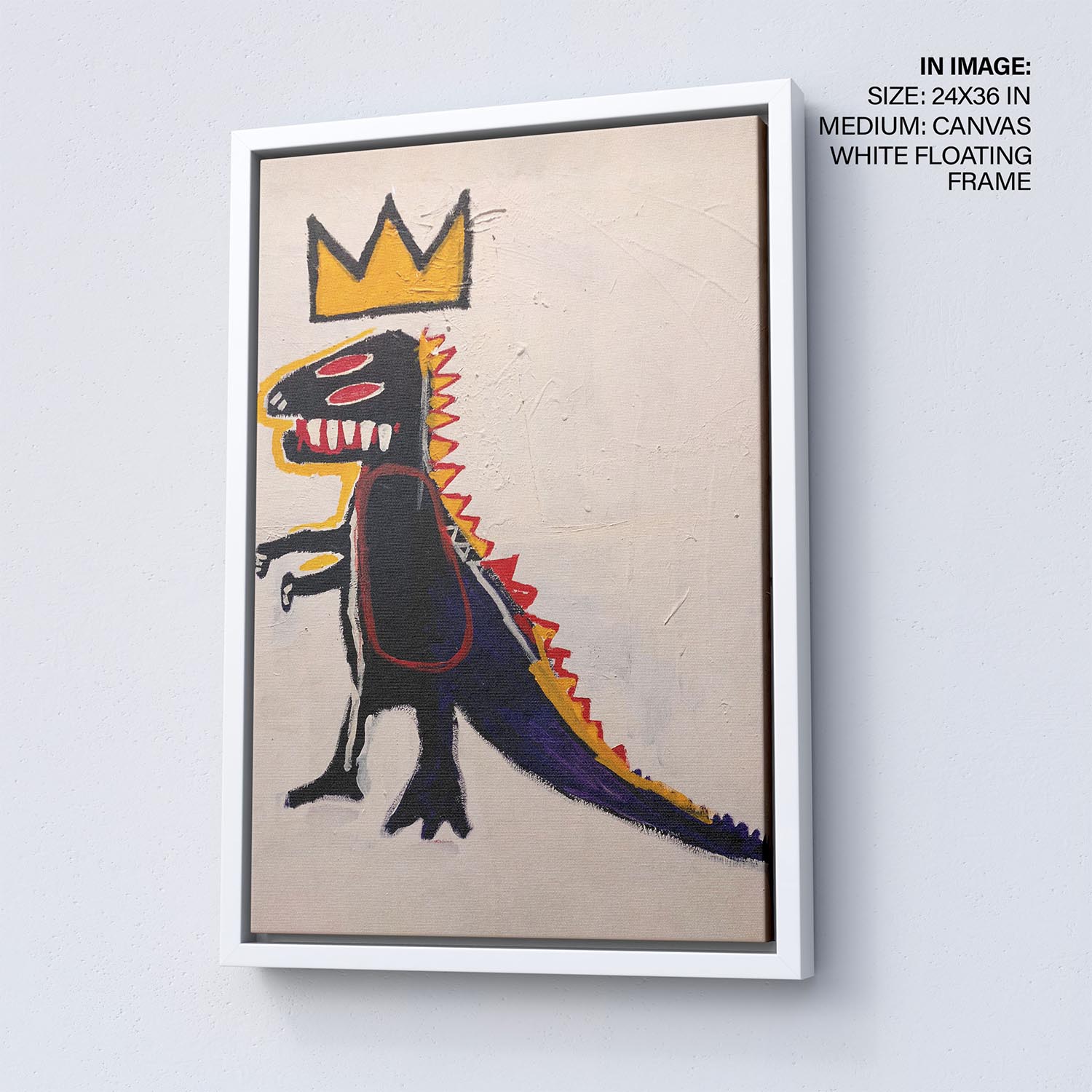 Pez dispenser by Jean Michel Basquiat (1984) - Wall Art Decor, Framed ...