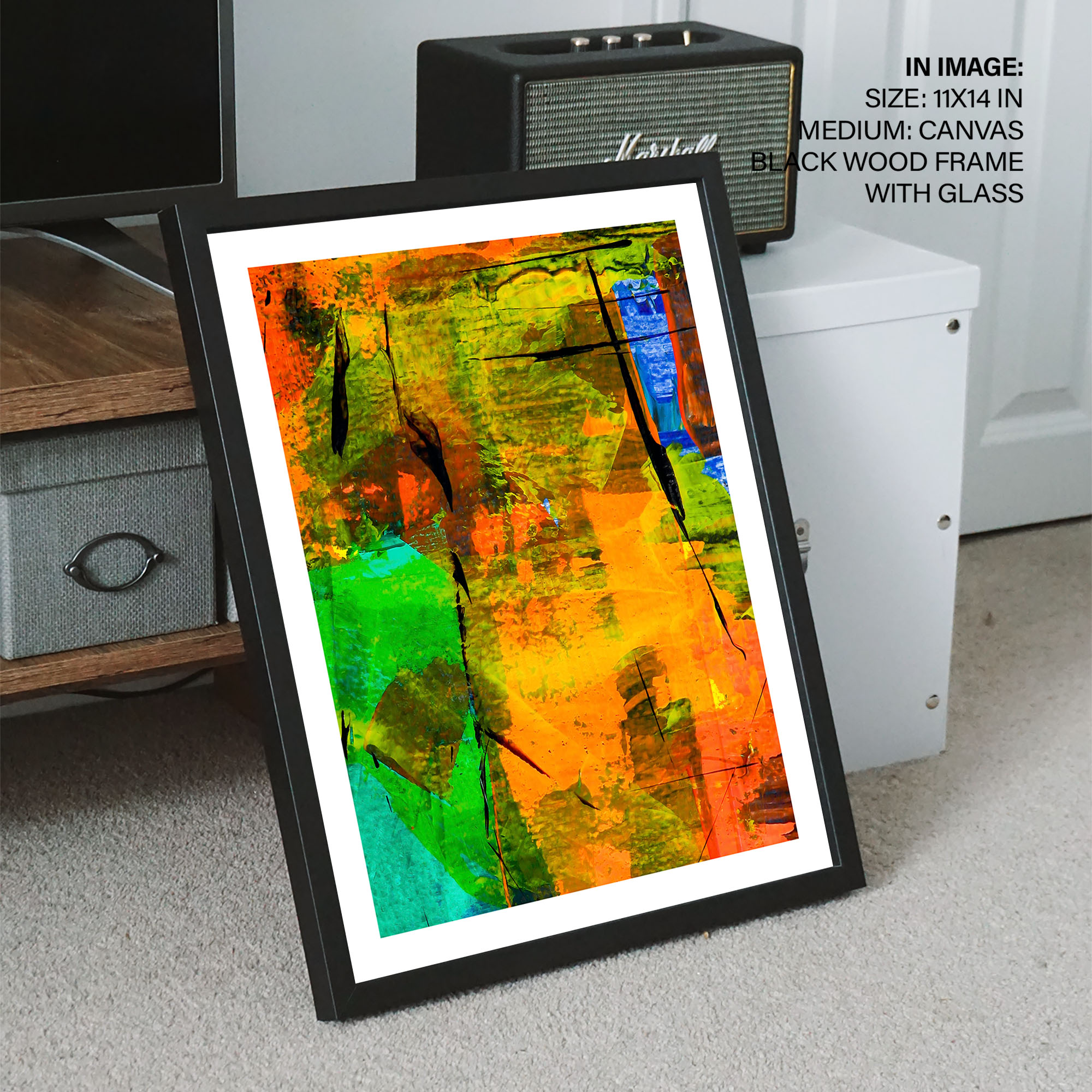 Contemporary Abstract Art #012 - Wall Art, Hanging Wall Decor, Home ...