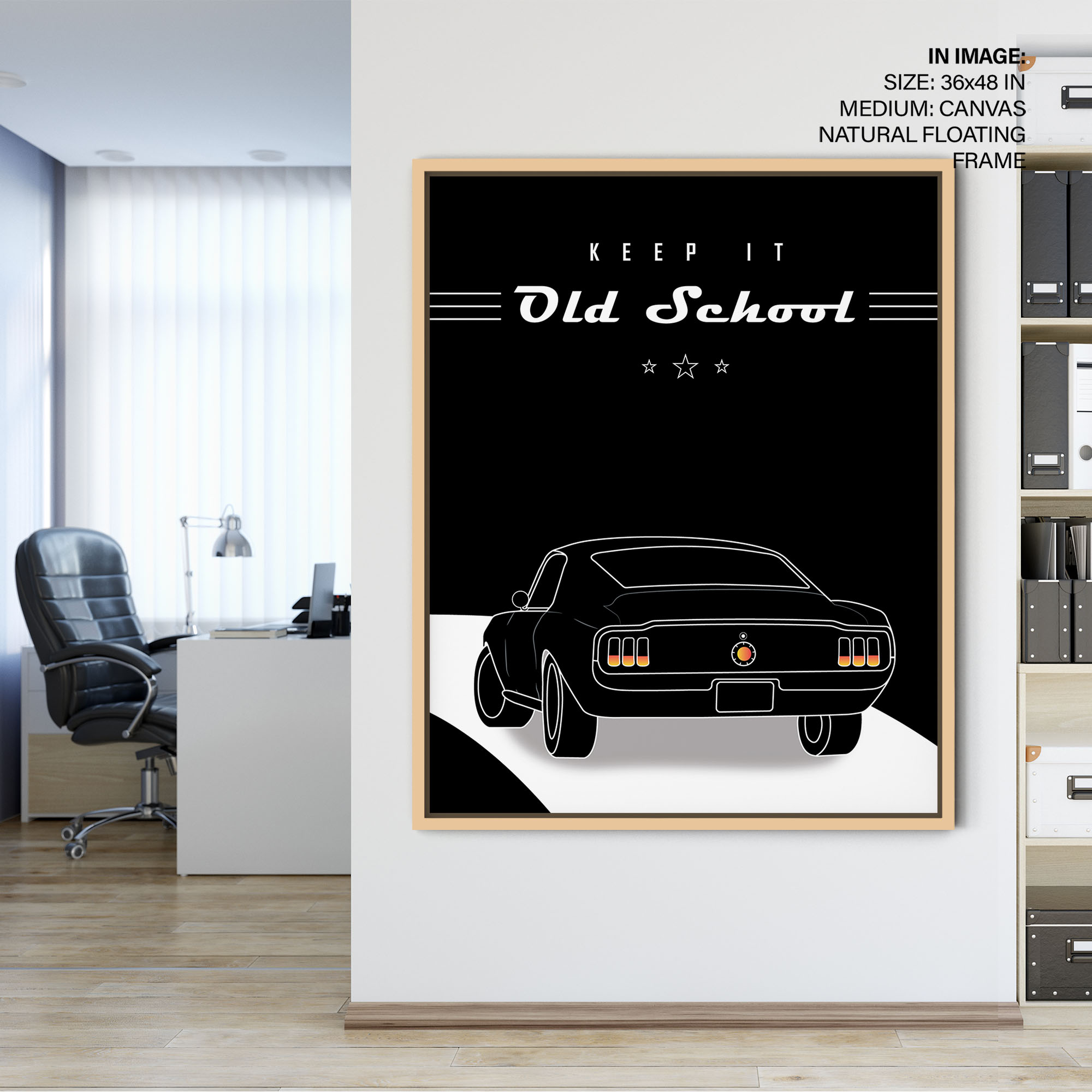 Keep it old school - Wall Art Decor, Framed Painting, Home Decor ...