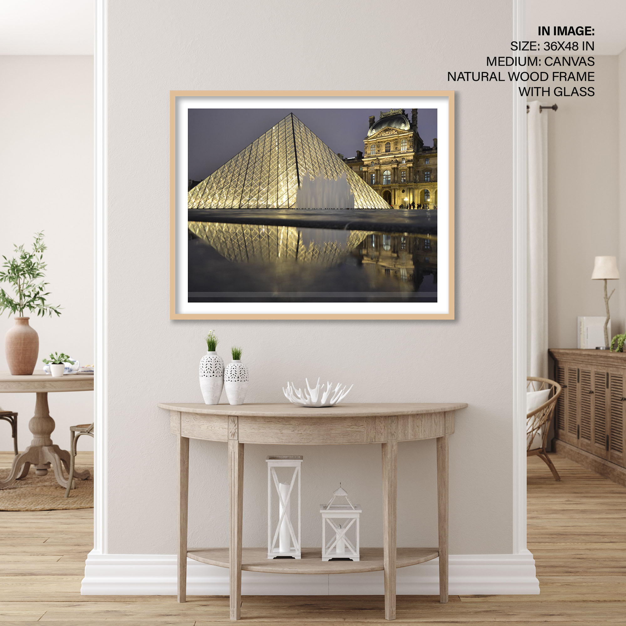 Louvre museum - Wall Art Decor, Framed Painting, Home Decor - BestOfBharat