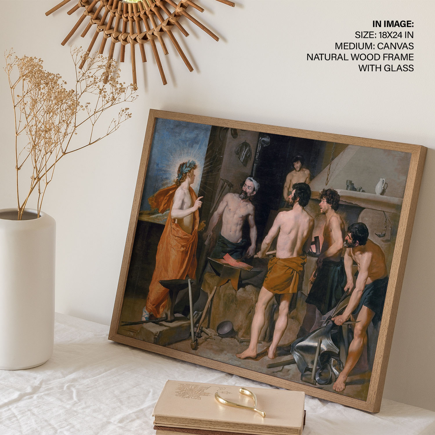 Apollo in the forge of vulcan by Diego Velazquez (1630) - Wall Art - 10+ Sizes, 50+ Frames ...