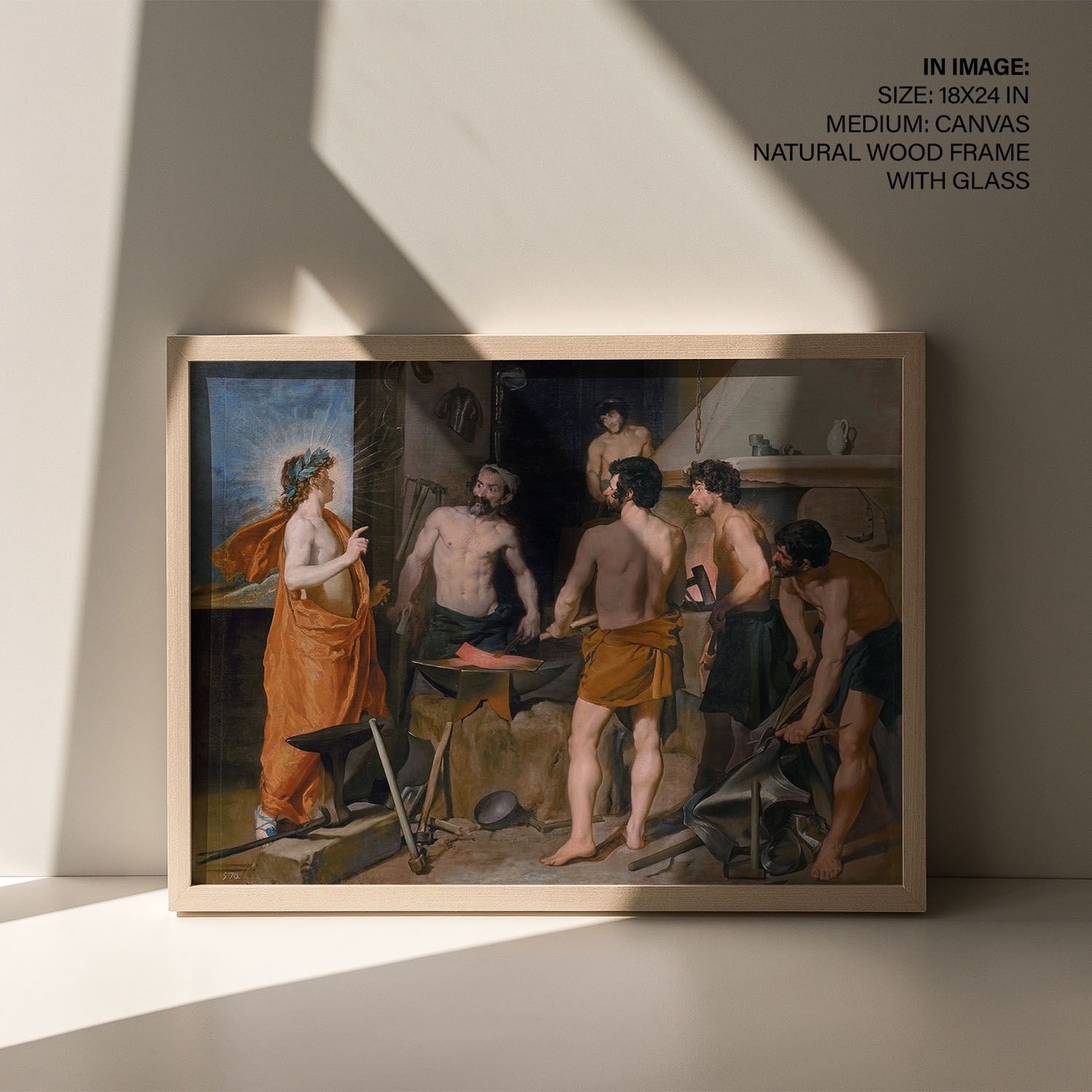 Apollo in the forge of vulcan by Diego Velazquez (1630) - Wall Art - 10+ Sizes, 50+ Frames ...