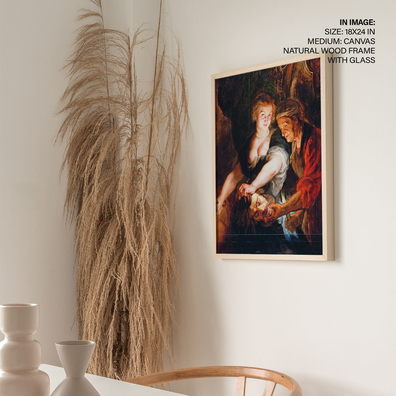 Judith with the head of holofernes by Peter Paul Rubens (1616) - Wall ...