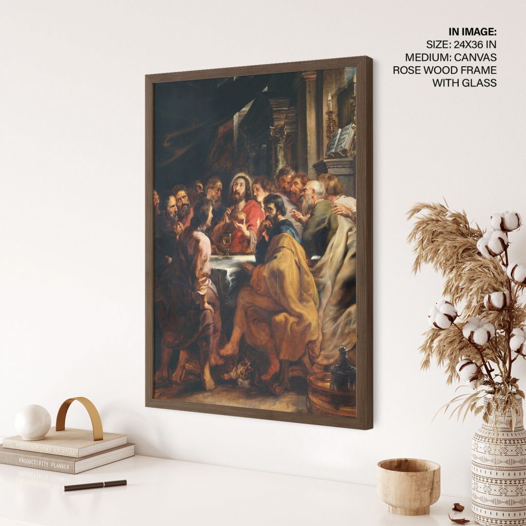 Last supper by Peter Paul Rubens (1631 32) - Wall Art, Hanging Wall Decor, Home Decor - BestOfBharat