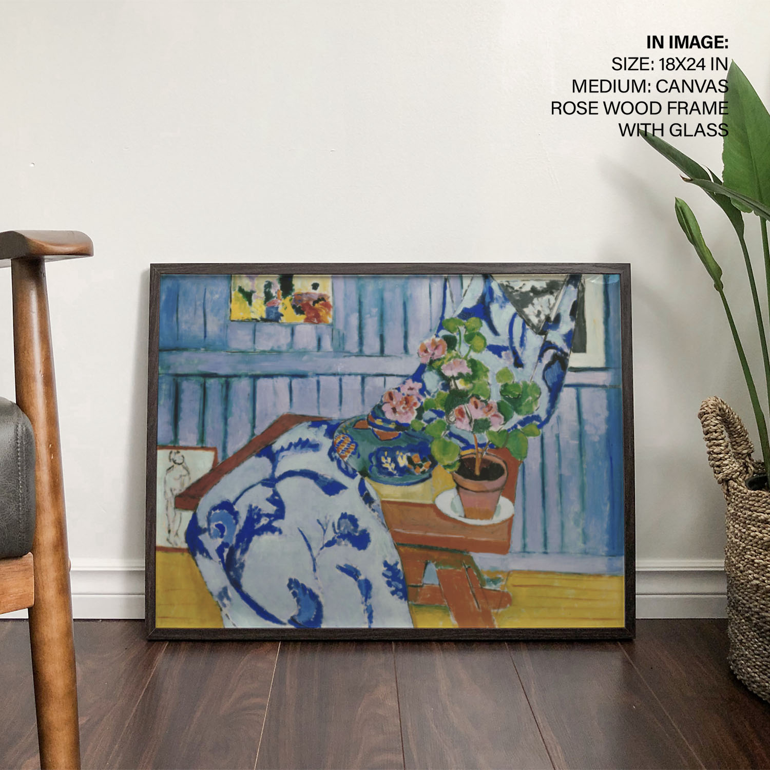 Still life with geraniums by Henri Matisse (1910) - Wall Art, Hanging ...