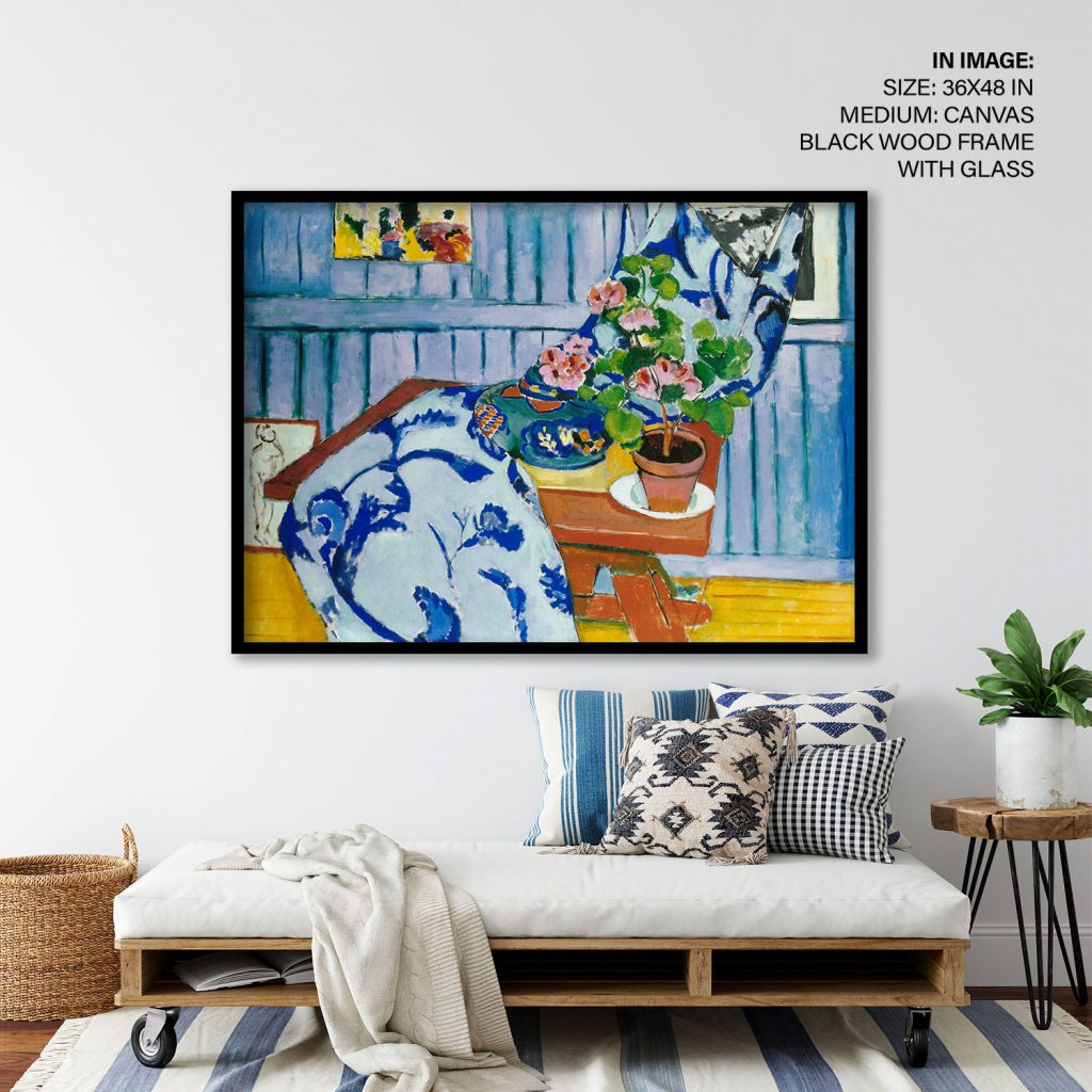 Still life with geraniums by Henri Matisse (1910) - Wall Art, Hanging ...