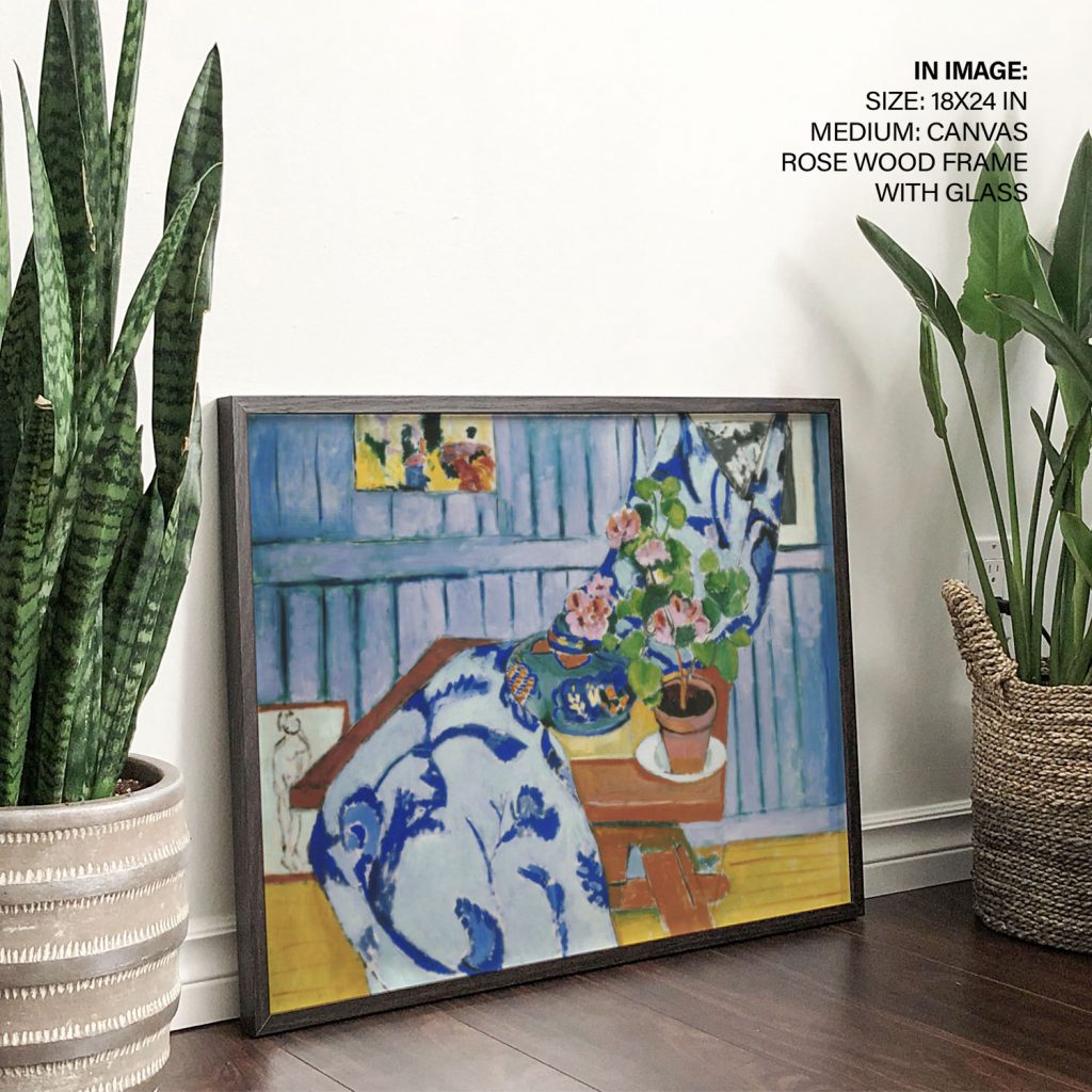 Still life with geraniums by Henri Matisse (1910) - Wall Art, Hanging ...