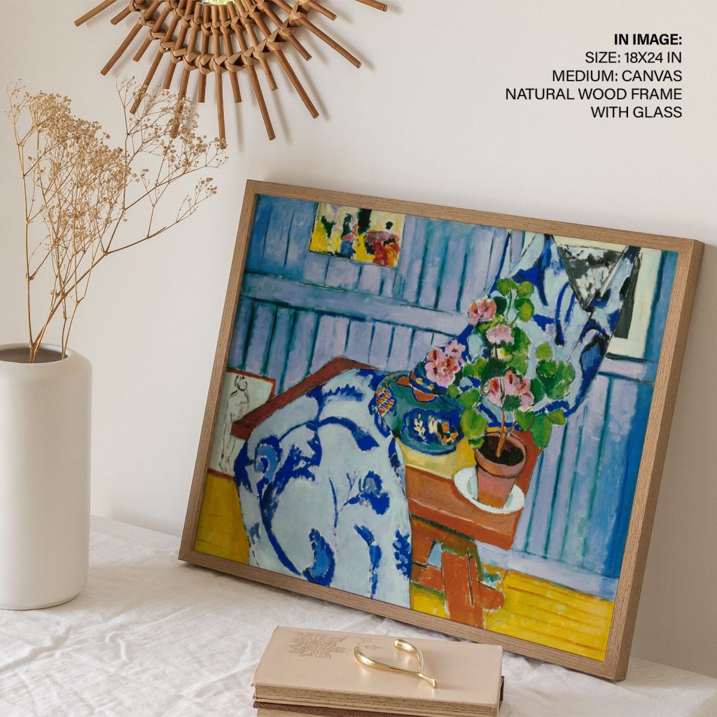 Still life with geraniums by Henri Matisse (1910) - Wall Art, Hanging ...
