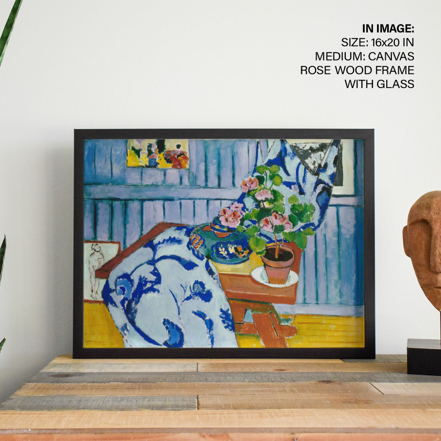 Still life with geraniums by Henri Matisse (1910) - Wall Art, Hanging ...