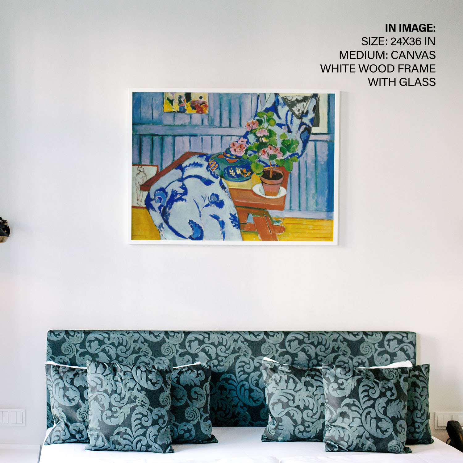 Still life with geraniums by Henri Matisse (1910) - Wall Art, Hanging ...