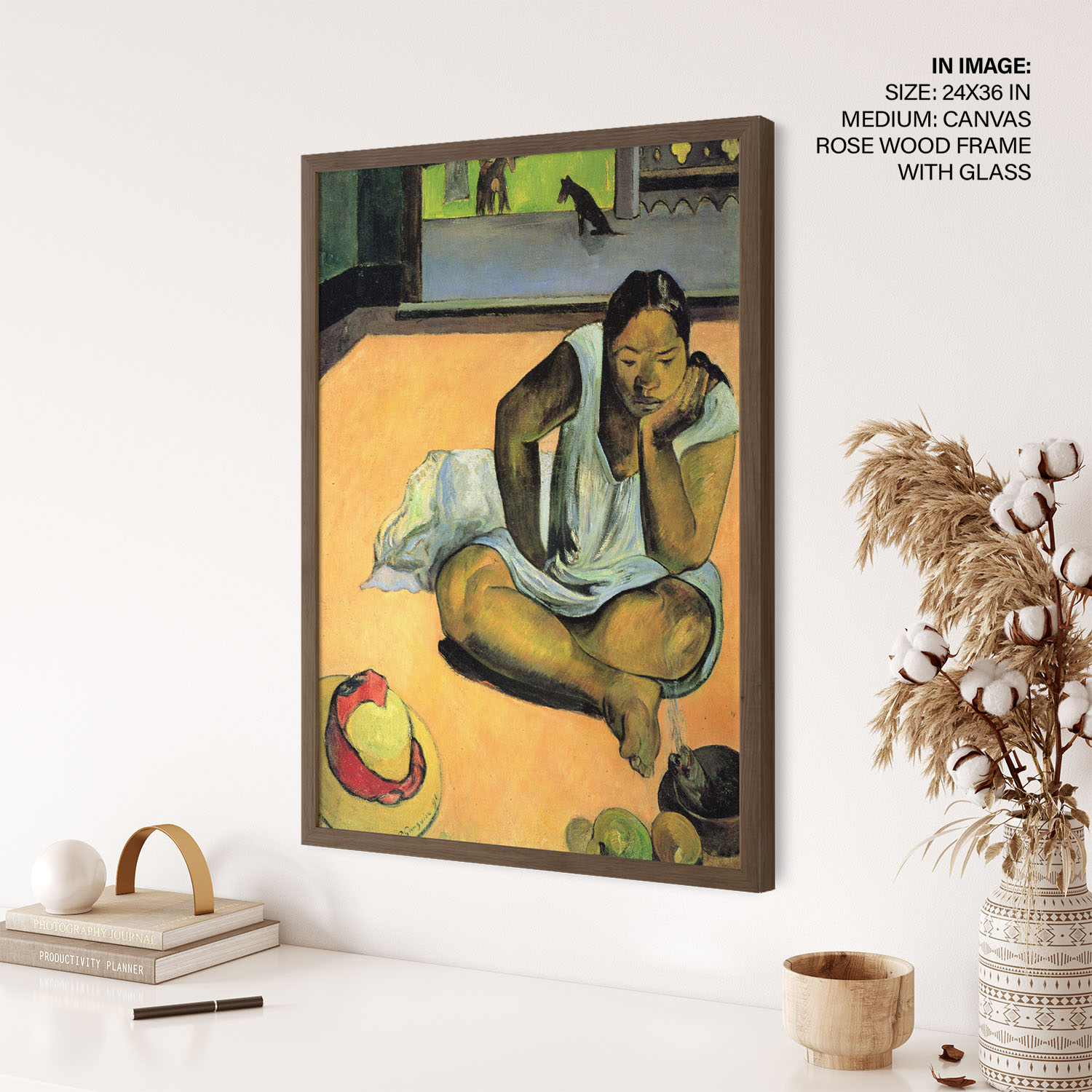 The brooding woman by Paul Gauguin (1891) - Wall Art, Hanging Wall ...