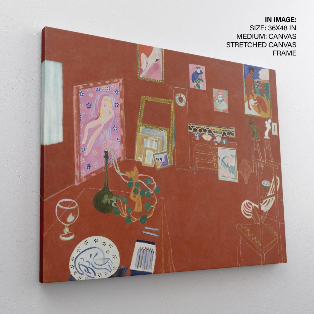 The red studio by Henri Matisse (1911) - BestOfBharat