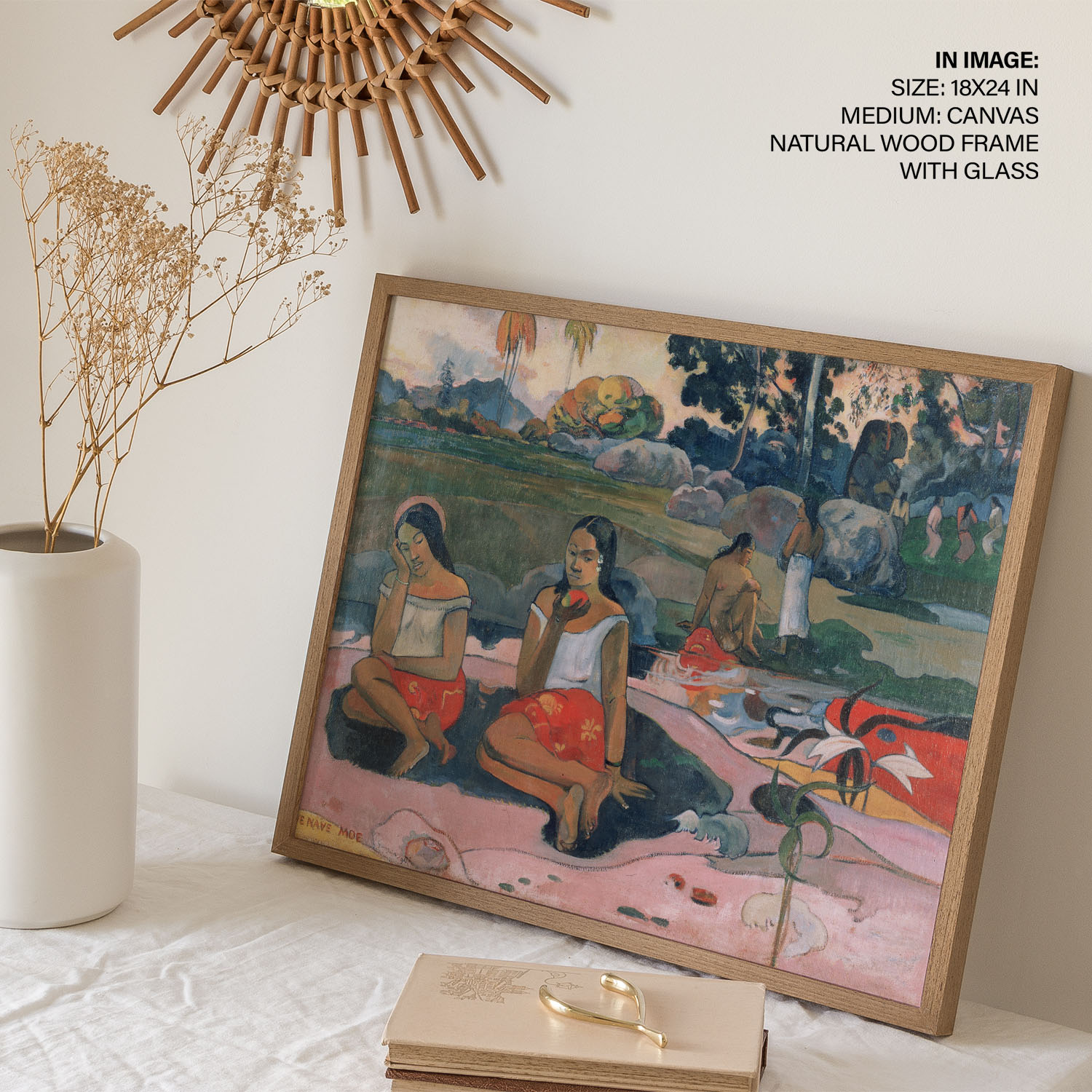 Framed Art | Sacred spring sweet dreams by Paul Gauguin (1894) | 50 ...