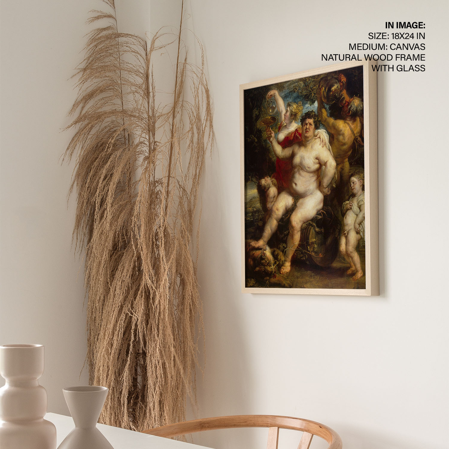 Bacchus by Peter Paul Rubens (1638 40) - Wall Art, Hanging Wall Decor ...