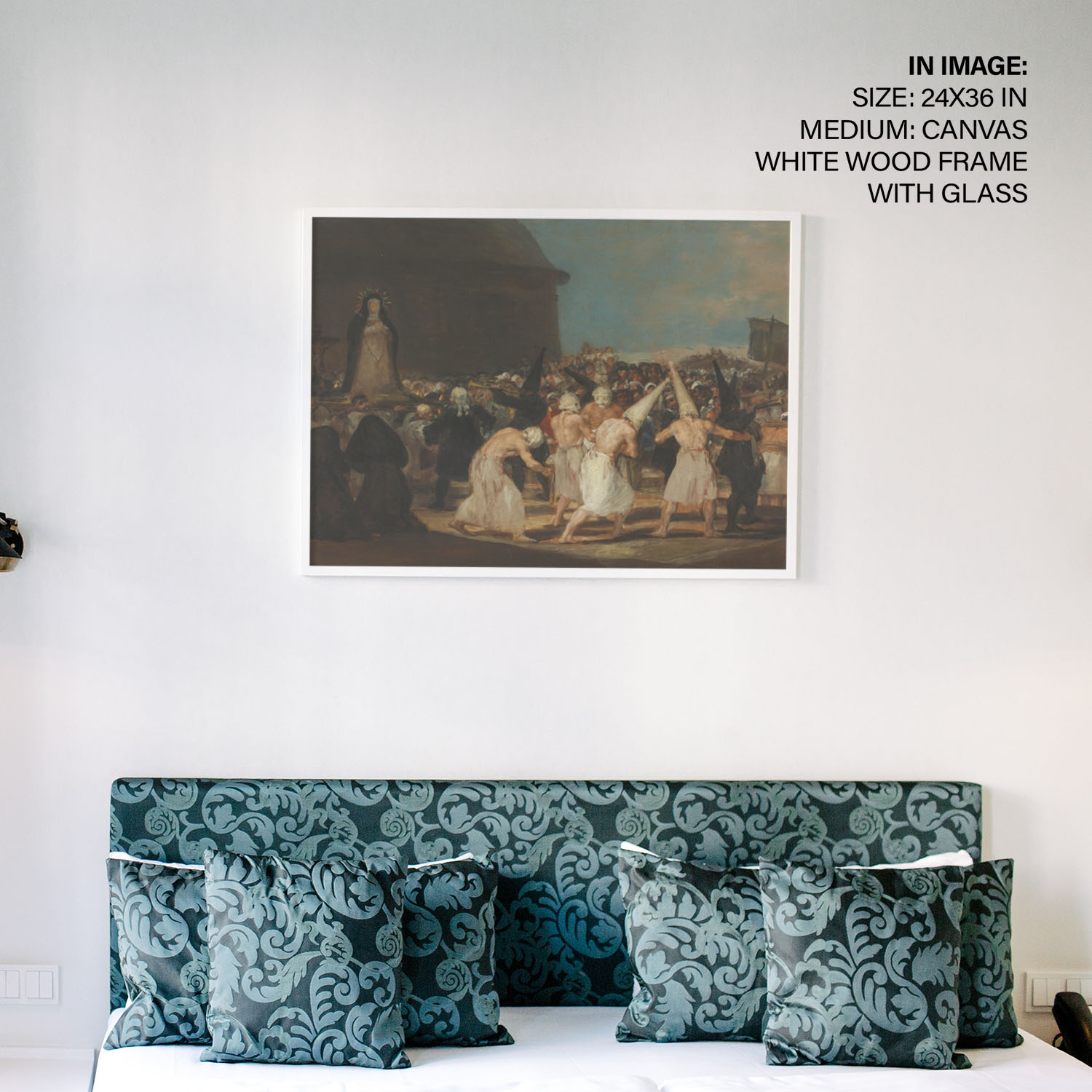 A procession of flagellants by Francisco Goya (1812-19) - Wall Art - 10 ...