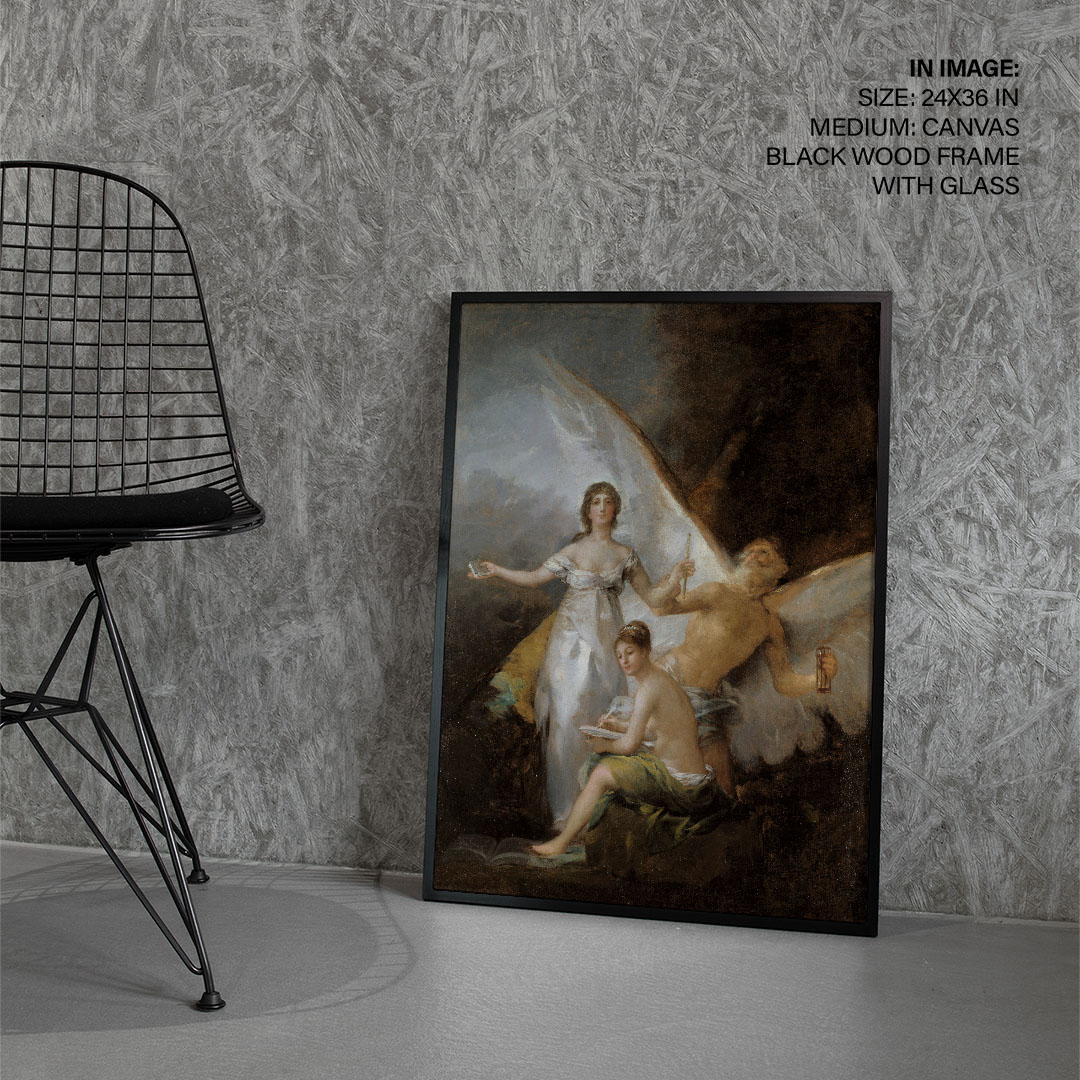 Truth time and history by Francisco Goya (1800) - Wall Art, Hanging ...