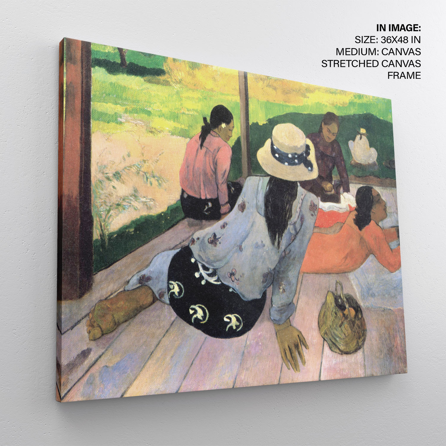 The siesta by Paul Gauguin (1892) - Wall Art, Hanging Wall Decor, Home ...