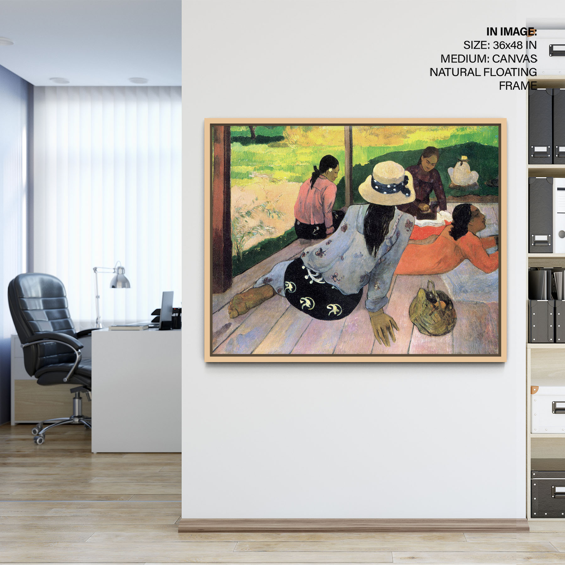 The siesta by Paul Gauguin (1892) - Wall Art, Hanging Wall Decor, Home ...