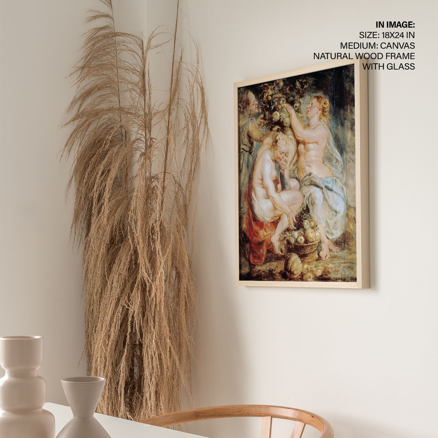 Ceres and two nymphs with a cornucopia by Peter Paul Rubens (1617 ...