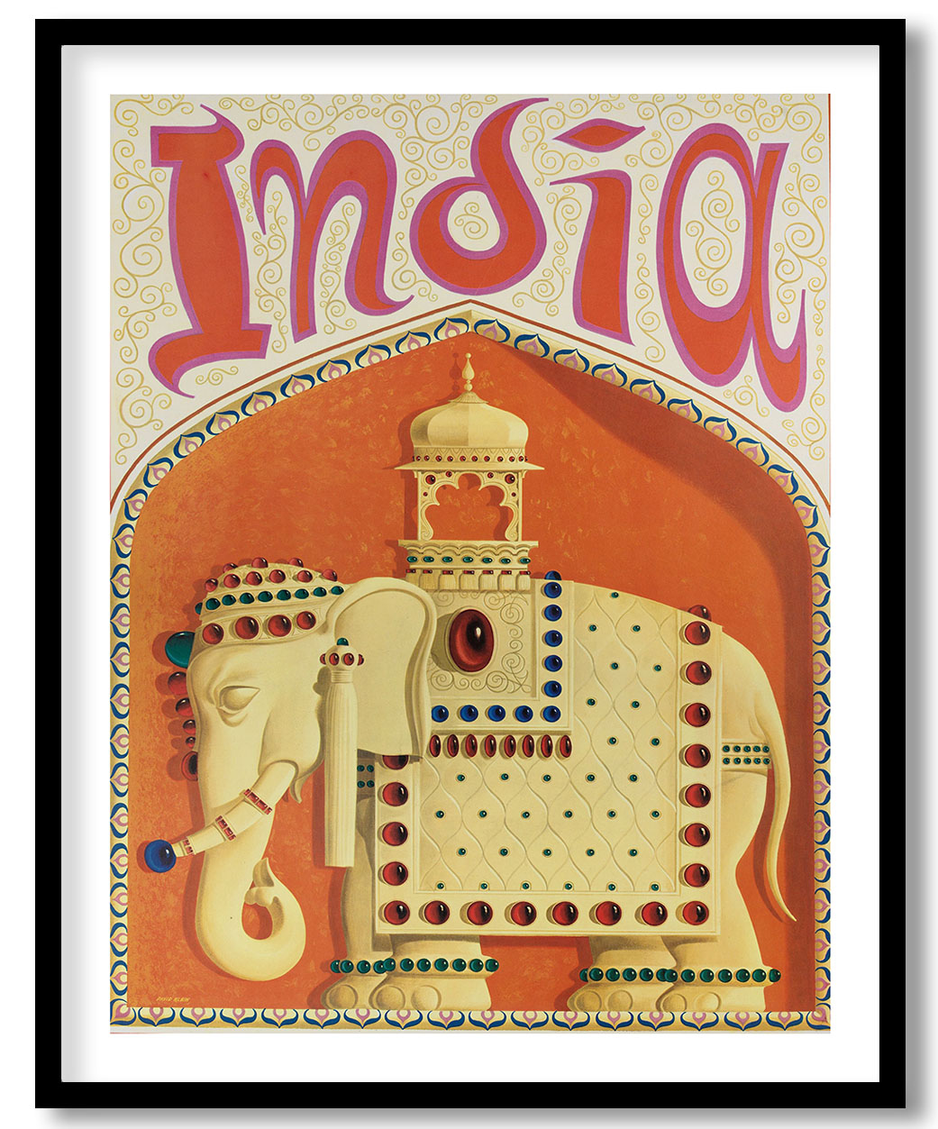 Hyderabad, Telangana, India - Vintage travel poster - Wall Art, Hanging ...