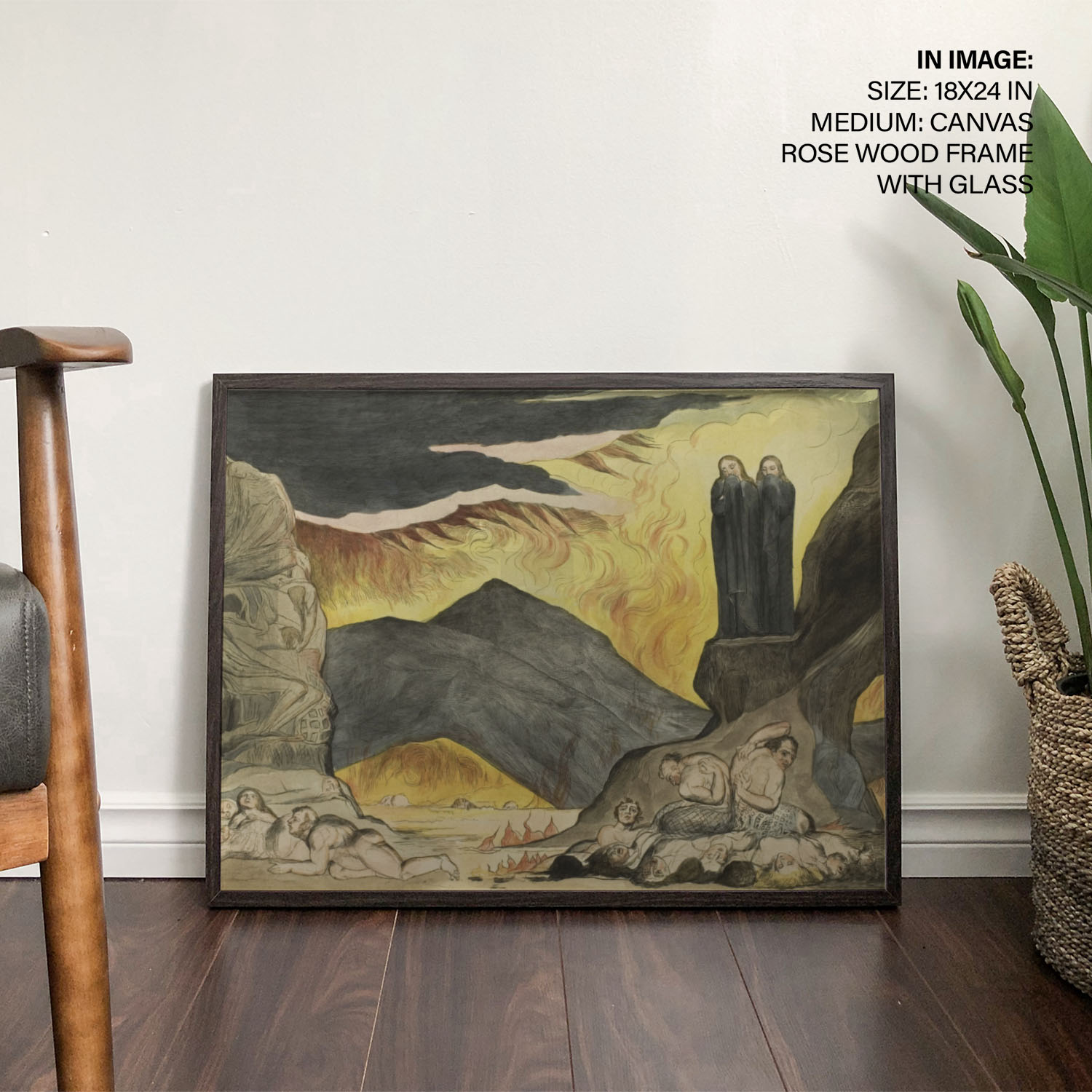 The circle of the falsifiers dante and virgil covering their noses ...