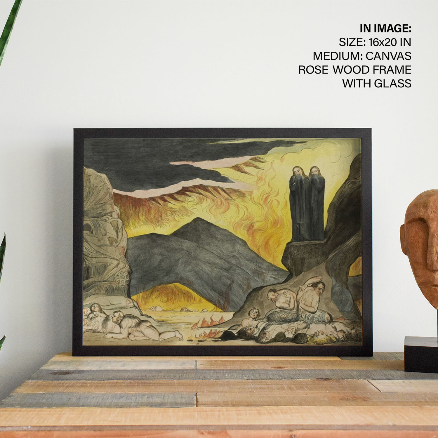 The circle of the falsifiers dante and virgil covering their noses ...