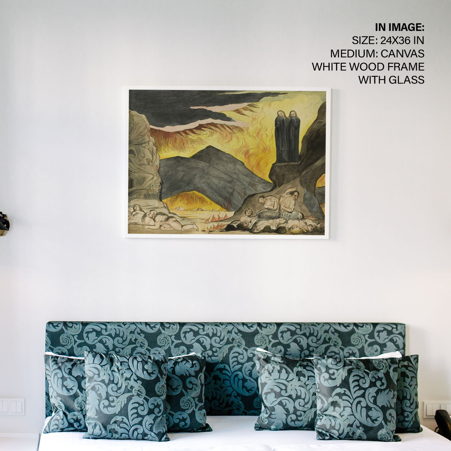 The circle of the falsifiers dante and virgil covering their noses ...