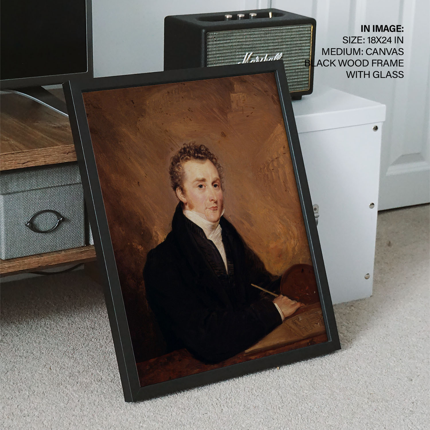 Portrait of John Martin by Henry Warren (1839) - Wall Art, Hanging Wall ...