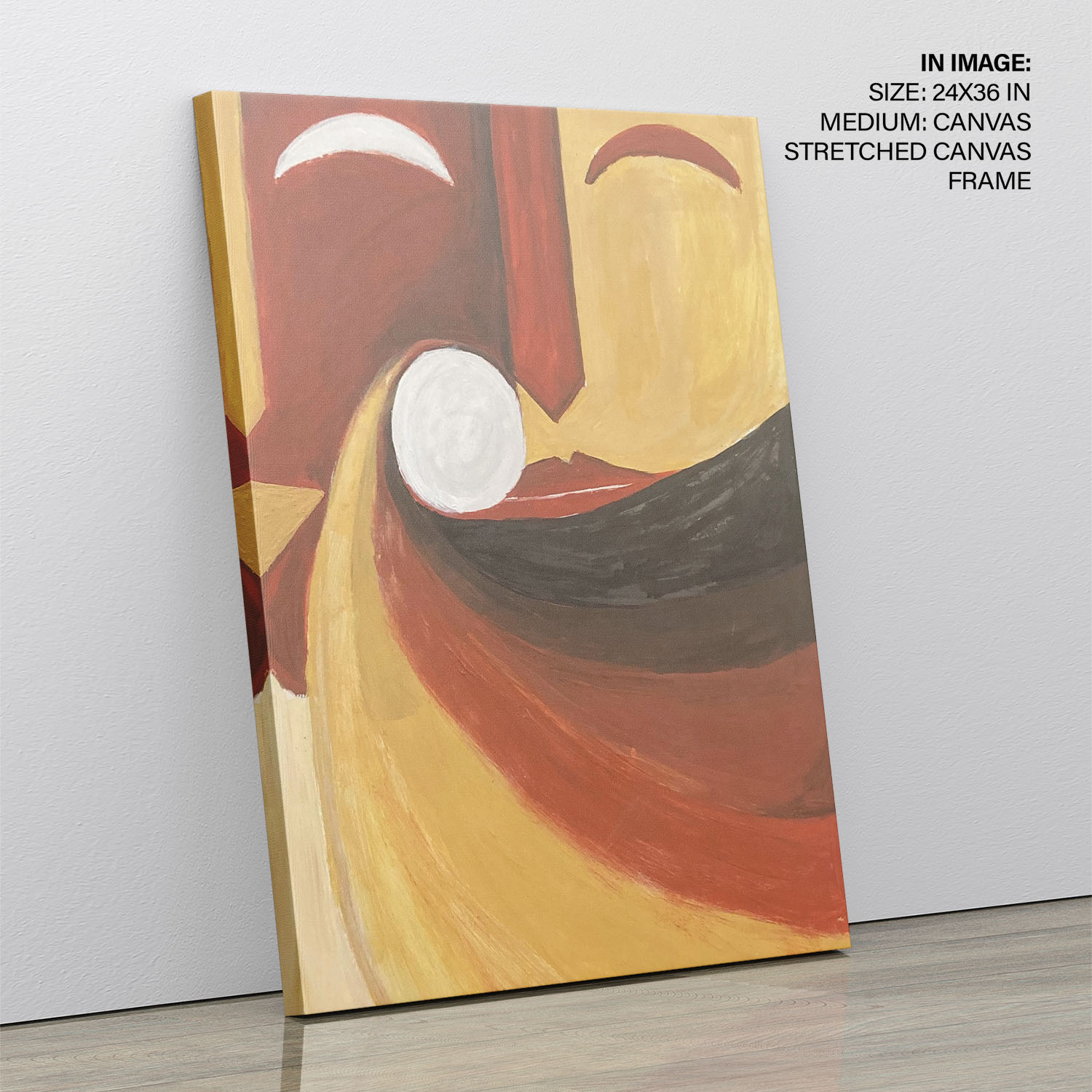 Abstract figures painting - Wall Art - 10+ Sizes, 50+ Frames, Museum ...