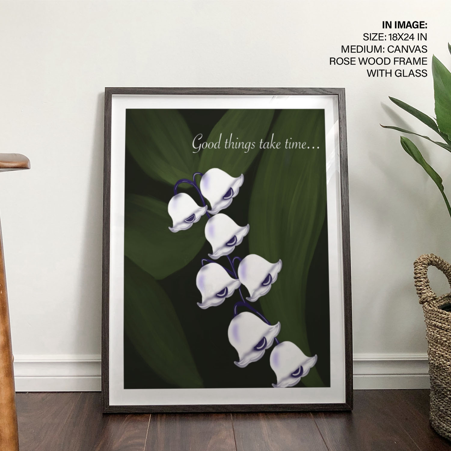 Good things take time - quotes, motivational - Wall Art, Hanging Wall ...