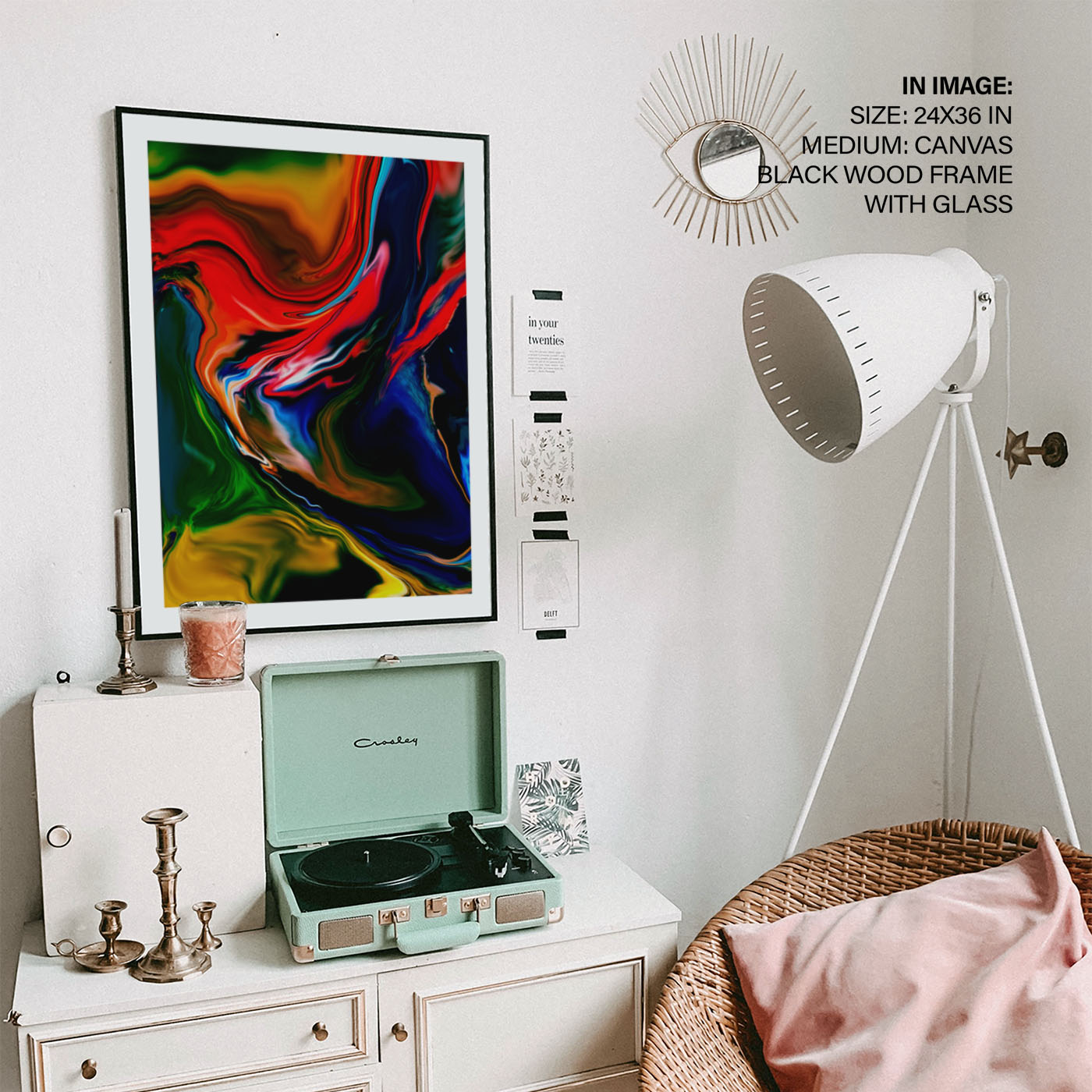 Hurricane abstract painting - Wall Art, Hanging Wall Decor, Home Decor ...