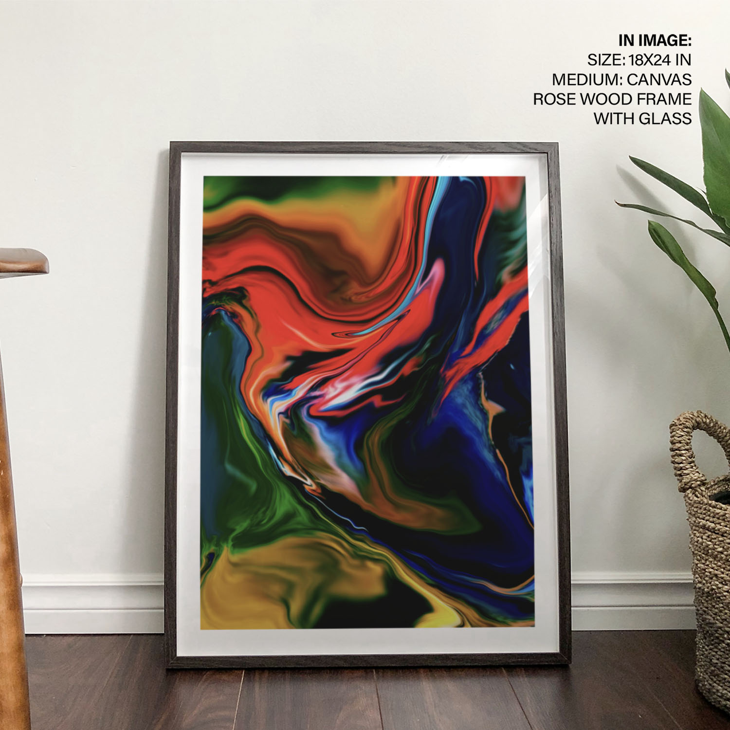 Hurricane abstract painting - Wall Art, Hanging Wall Decor, Home Decor ...