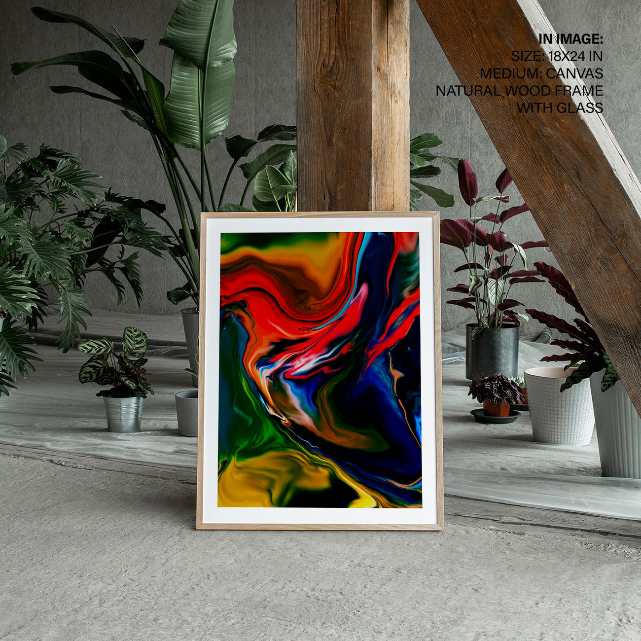 Hurricane abstract painting - Wall Art, Hanging Wall Decor, Home Decor ...