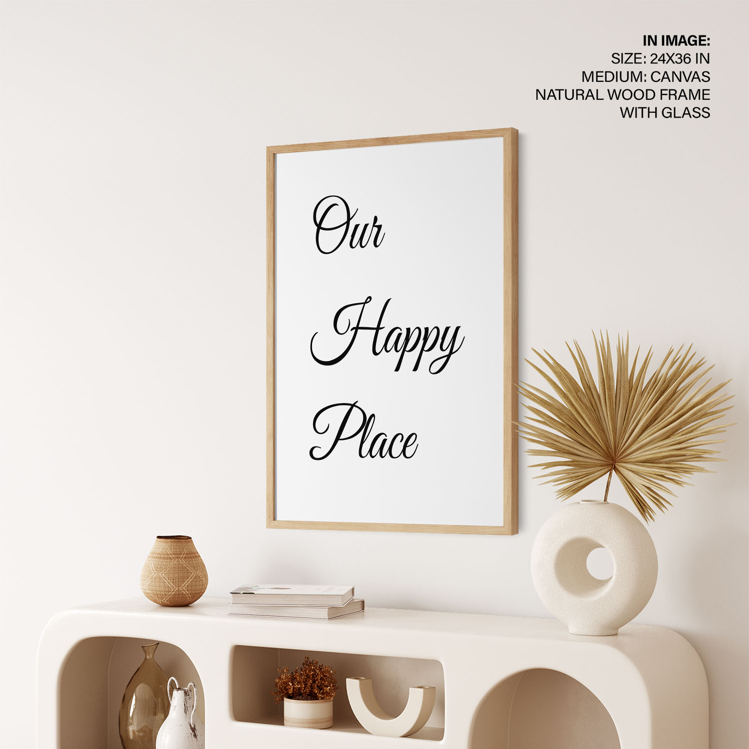 Our happy place - Wall Art, Hanging Wall Decor, Home Decor - BestOfBharat