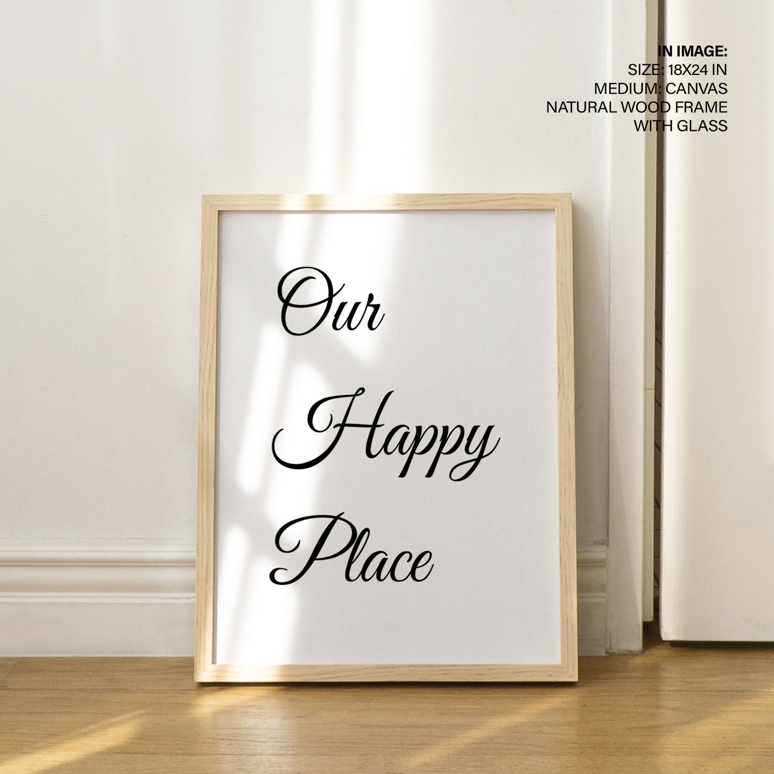 Our happy place - Wall Art, Hanging Wall Decor, Home Decor - BestOfBharat