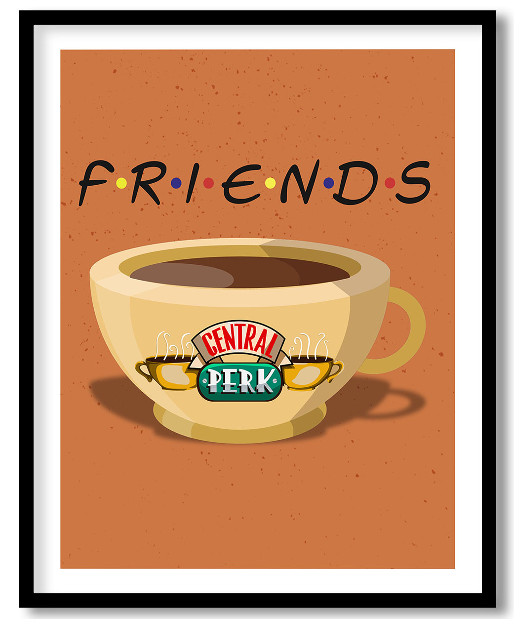 Coffee with Friends - quotes, Friends, tv show - Wall Art, Hanging Wall ...