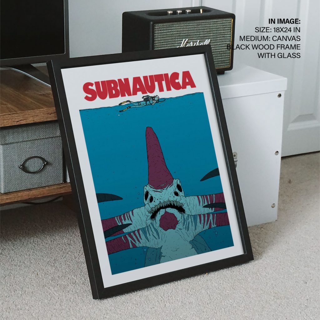 Subnautica game poster - Wall Art, Hanging Wall Decor, Home Decor ...