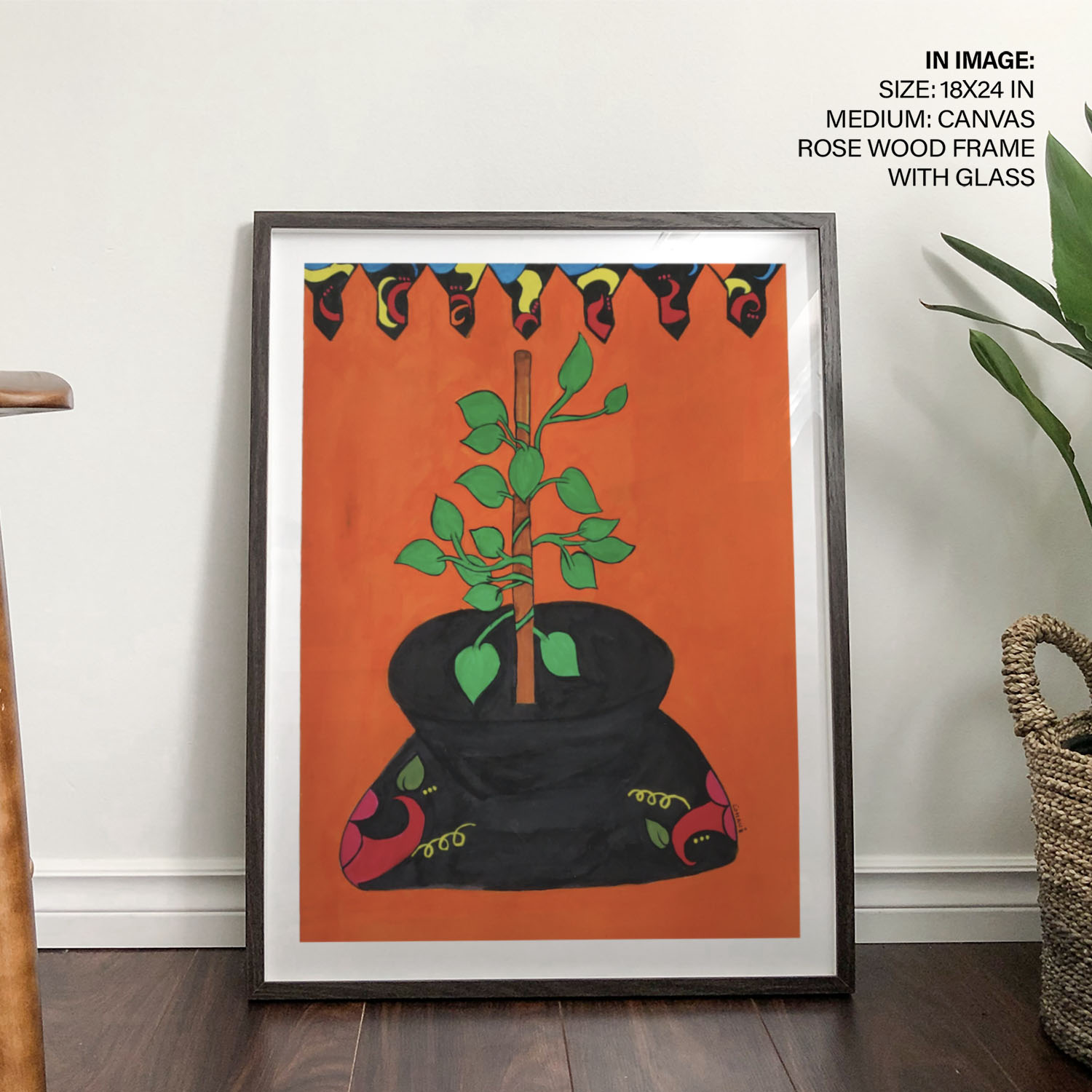 Abstract plant pot - Wall Art - 10+ Sizes, 50+ Frames, Museum Quality ...