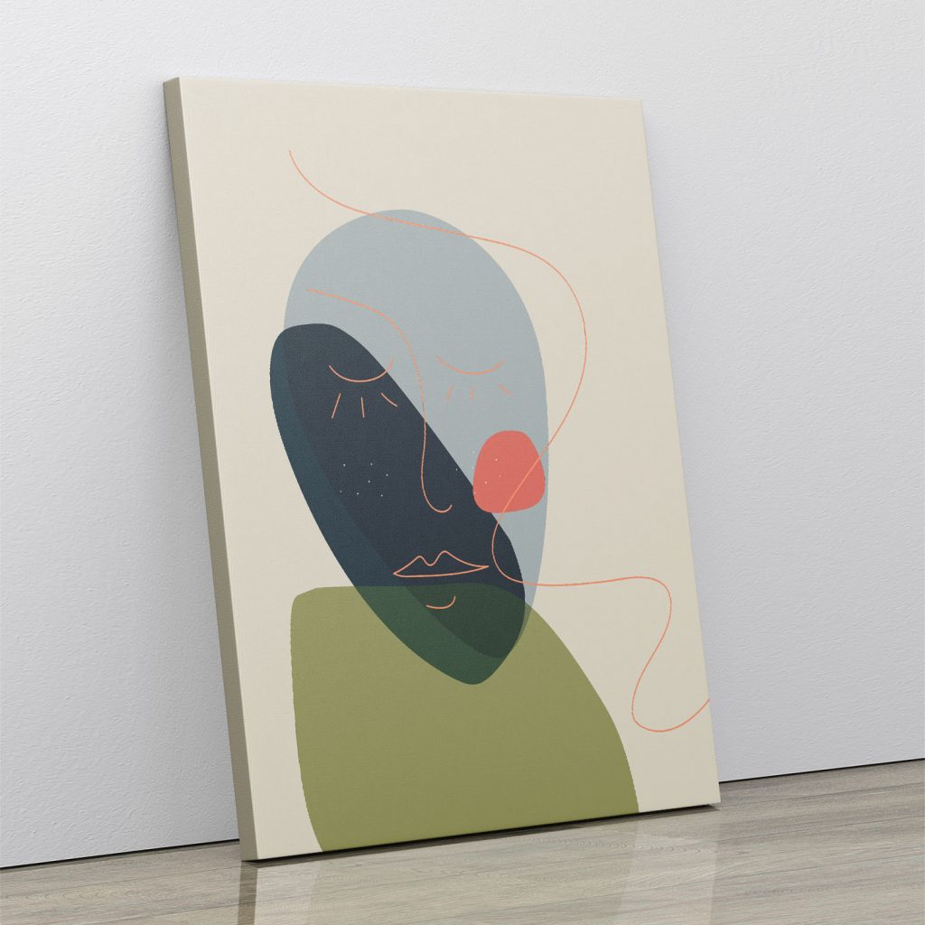 Line drawing human figure abstract - Wall Art Decor, Framed Painting ...