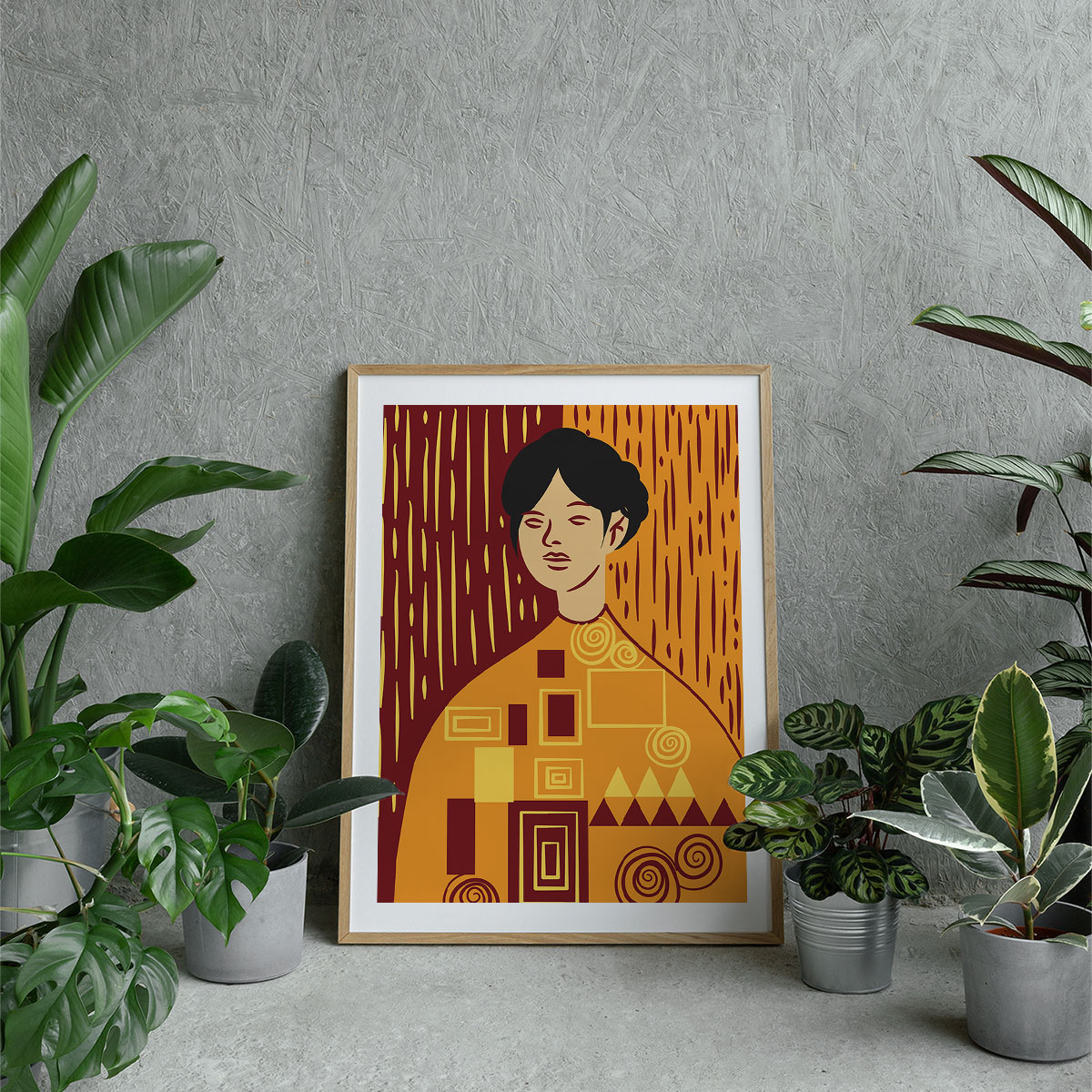 Abstract Potrait - Wall Art - 10+ Sizes, 50+ Frames, Museum Quality ...