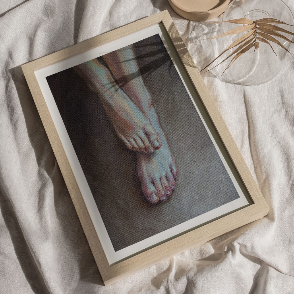 Handcrafted Feet of Lady - Wall Art, Hanging Wall Decor, Home Decor ...