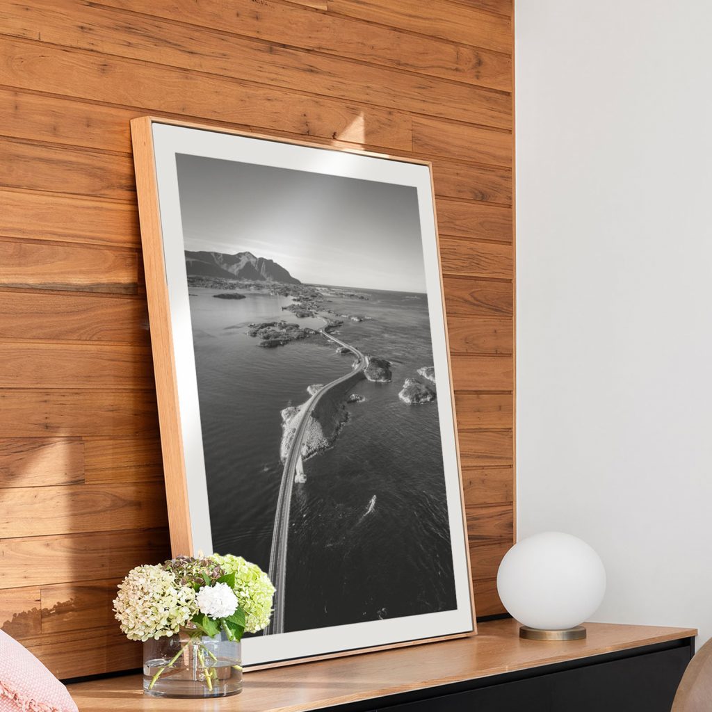 Lean Bridge on Sea - Wall Art, Hanging Wall Decor, Home Decor ...