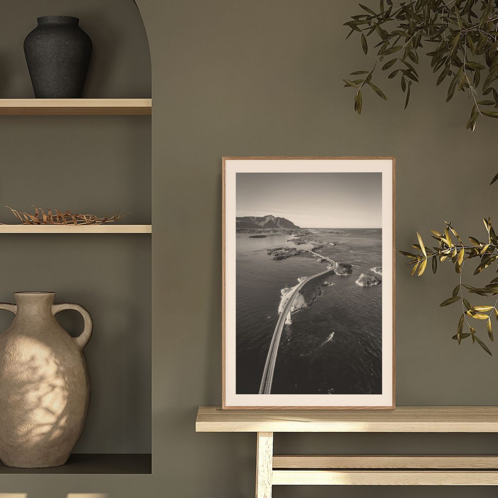 Lean Bridge on Sea - Wall Art, Hanging Wall Decor, Home Decor ...