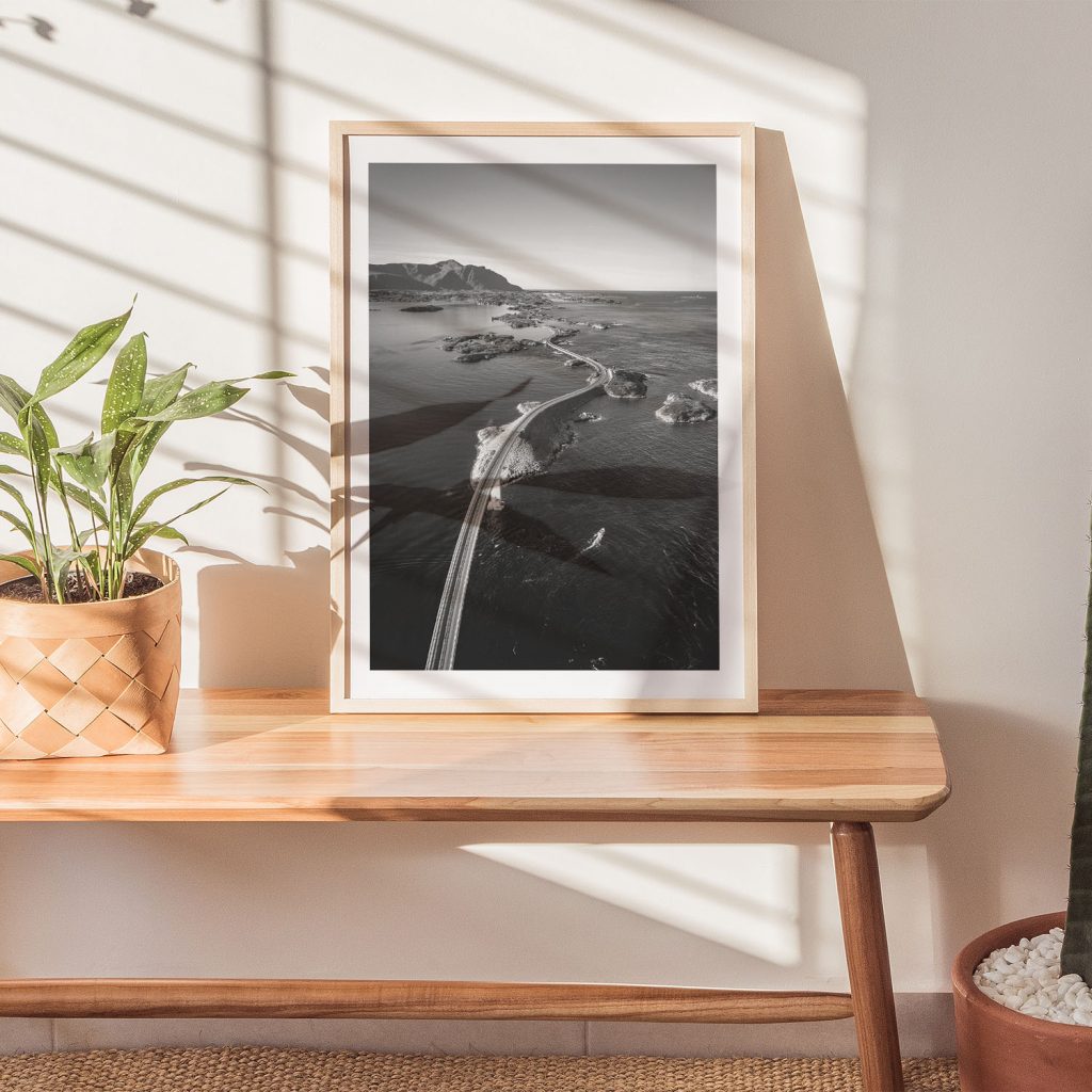 Lean Bridge on Sea - Wall Art, Hanging Wall Decor, Home Decor ...