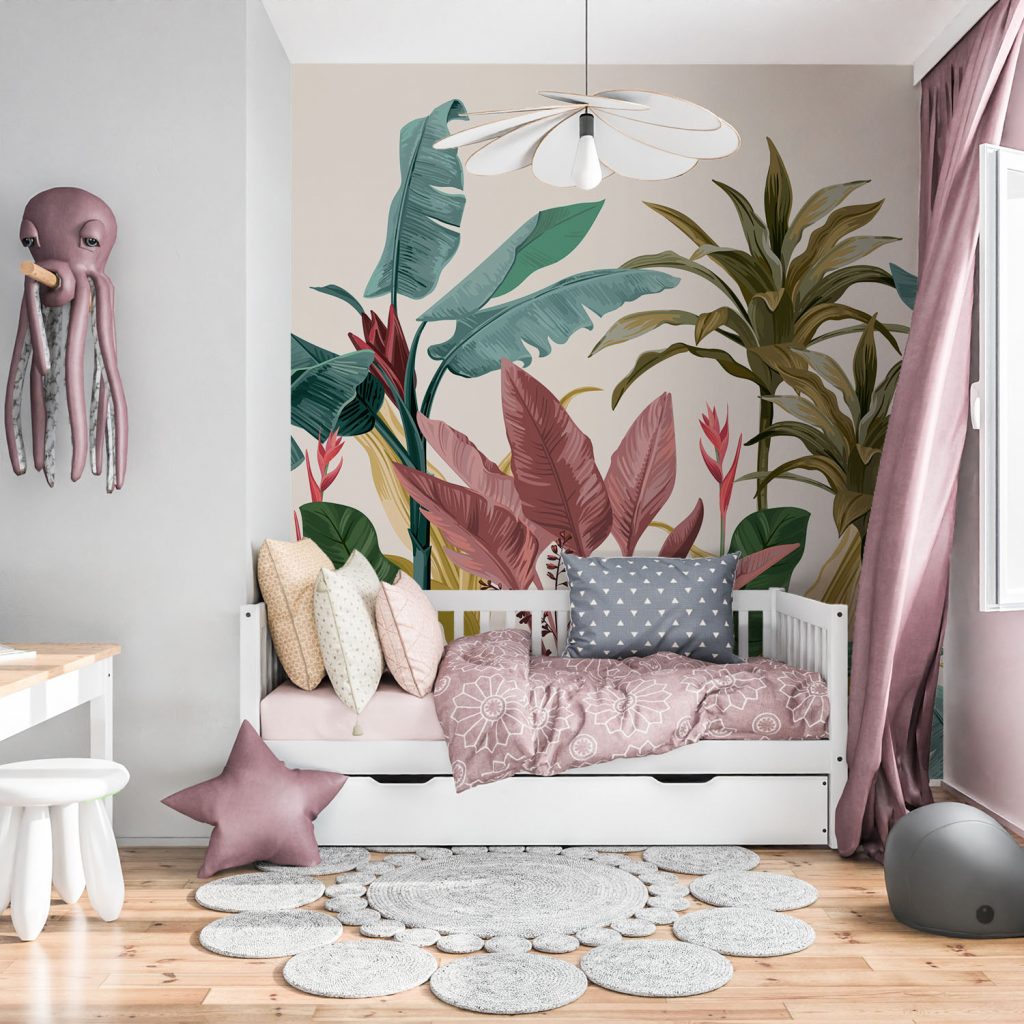 Beautiful Lobster-claws mural - Wall Mural, PVC free Wall Covering ...