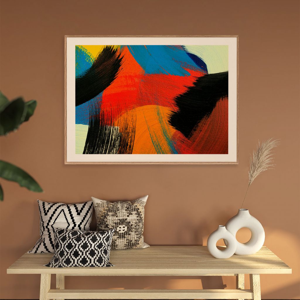 Tangy Color Coordination - Wall Art, Hanging Wall Decor, Home Decor ...