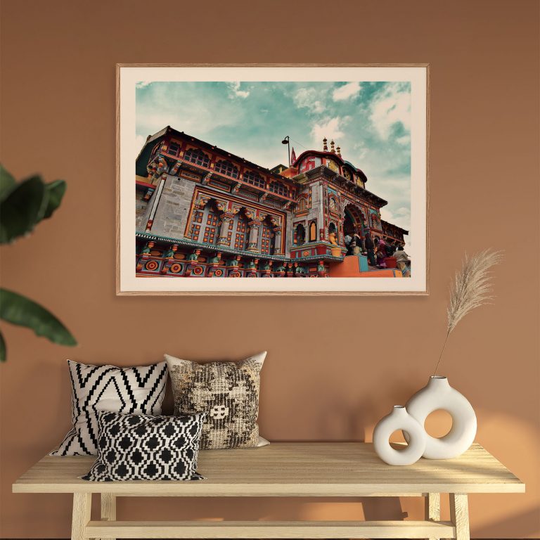 Shree Badrinath Temple - Wall Art, Hanging Wall Decor, Home Decor ...